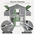 Aivituvin Large Chicken Coop, Folding Chicken House for Outdoor with ...