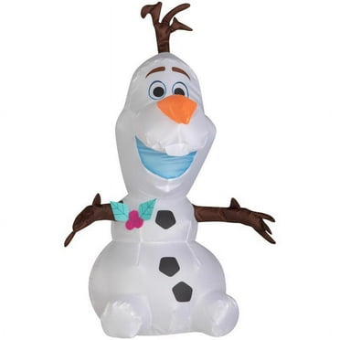 7.5ft Disney Olaf & Sven in Christmas Scene Inflatable Decoration ...