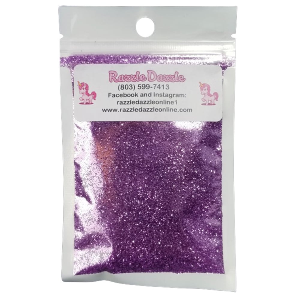 Razzle Dazzle Grape Jelly Purple Glitter, Cut Size - Fine Cut (1/64), 2 ...