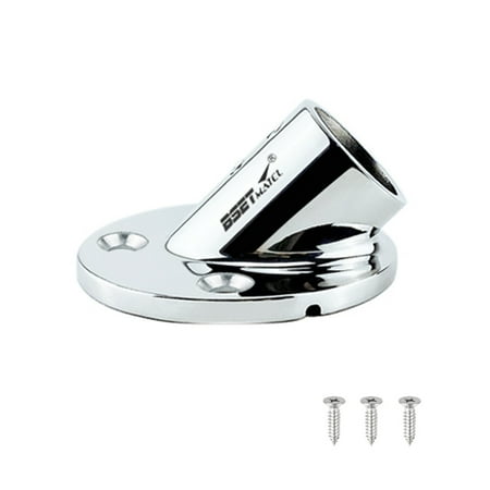 Handrail Round Base 22mm 316 Stainless Pipe Seat tube seat is made Deck ...