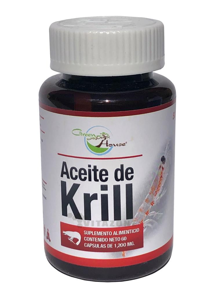 Aceite de Krill 60 cápsulas de 1.2 grs Green House Green House ...