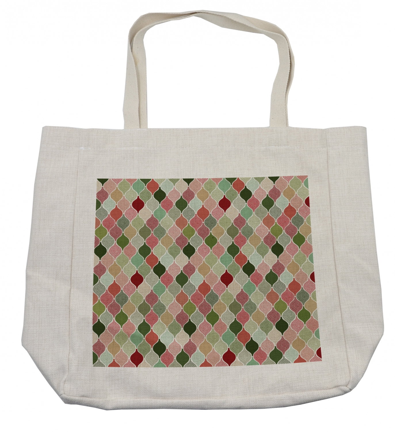 Abstract Shopping Bag, Middle Eastern Style Traditional Geometric ...