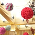 Pebbuoy Rose Flower Balls Blossoms,Plastic Rose Artificial Flowers ...