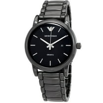 Emporio Armani Black Stainless Steel Chronograph Men's Watch, AR2485 ...