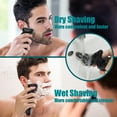 PRITEC Men's Electric Razor, 3 in 1 Rotary Shavers, Beard Nose Mustache ...