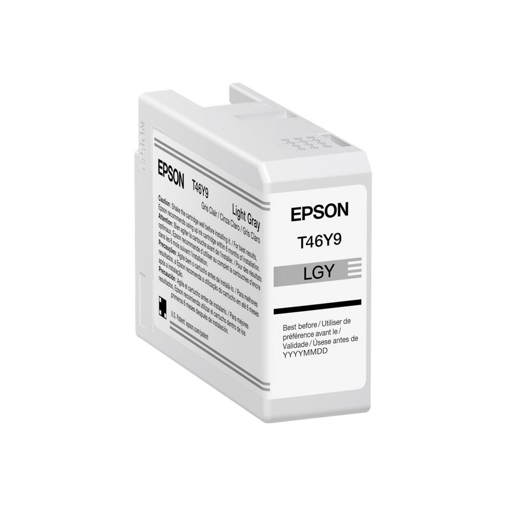Click here for Epson T46y - 50 Ml - Light Gray - Original - Ink C... prices