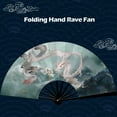NEW_Chinese Myth Folding Fan Chinese Legend Divine Animals Compendium ...