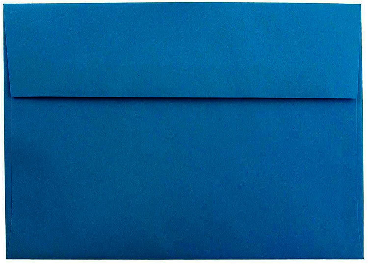 Deep Royal Blue 50 Boxed A1 Envelopes (3-5/8 X 5-1/8) for up to 3-3/8 X ...