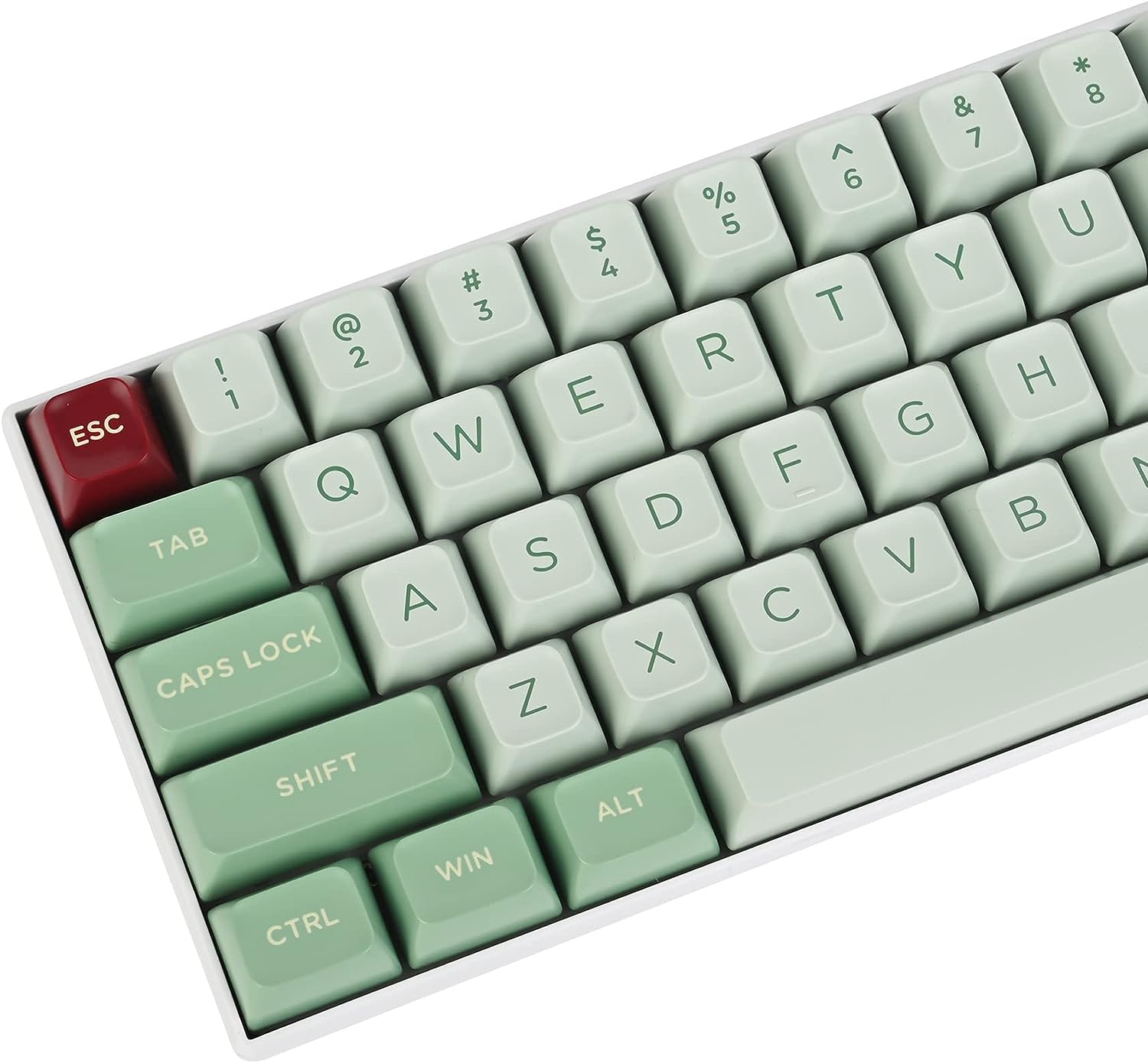 AIR-Matcha keycaps 60 Percent, ABS Double Shot Keycaps, ASA Profile ...