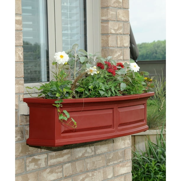 Nantucket Window Box 4FT Red - Walmart.com