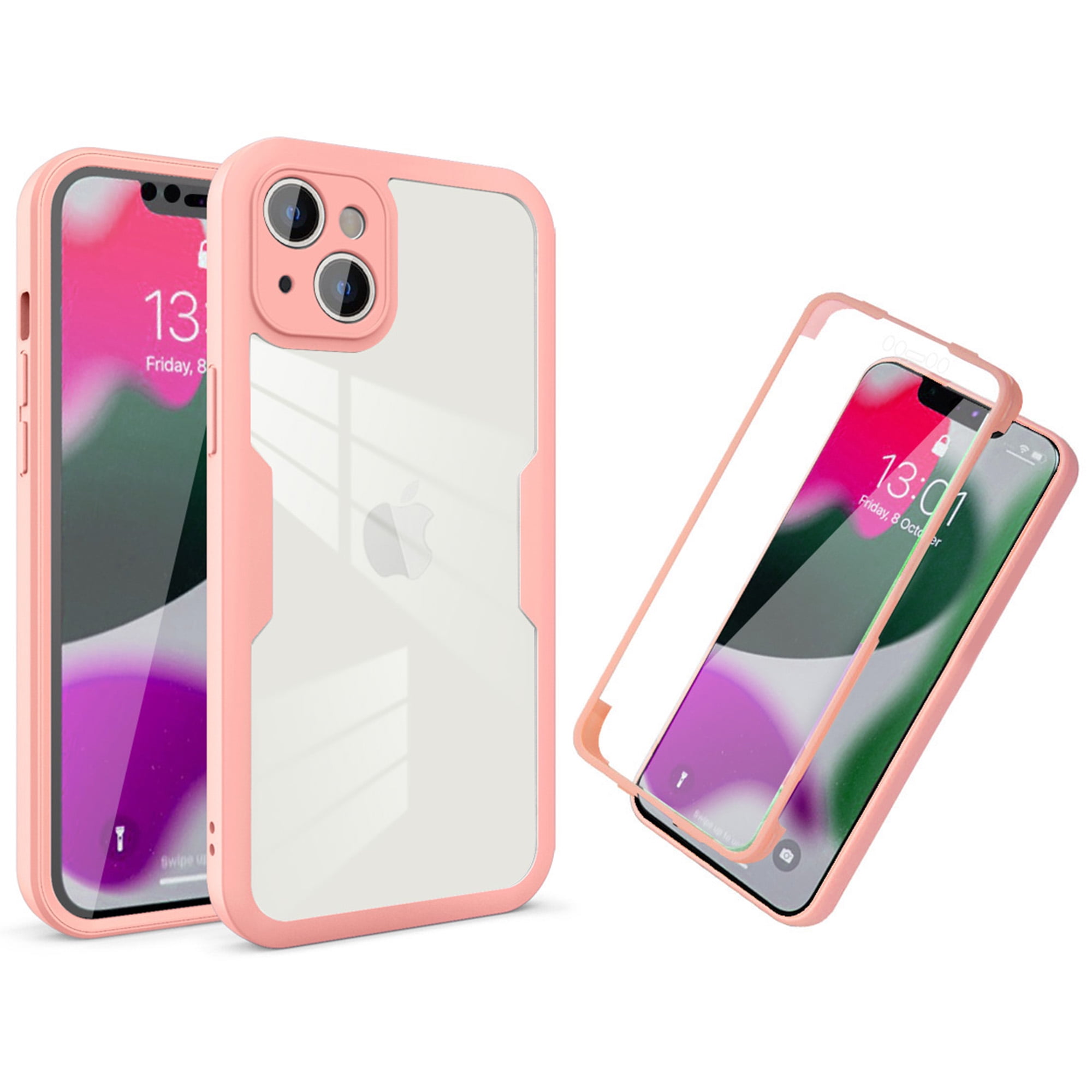 Dteck Full Body Case for iPhone 14 6.1 inch 2022 with Built-in Screen ...