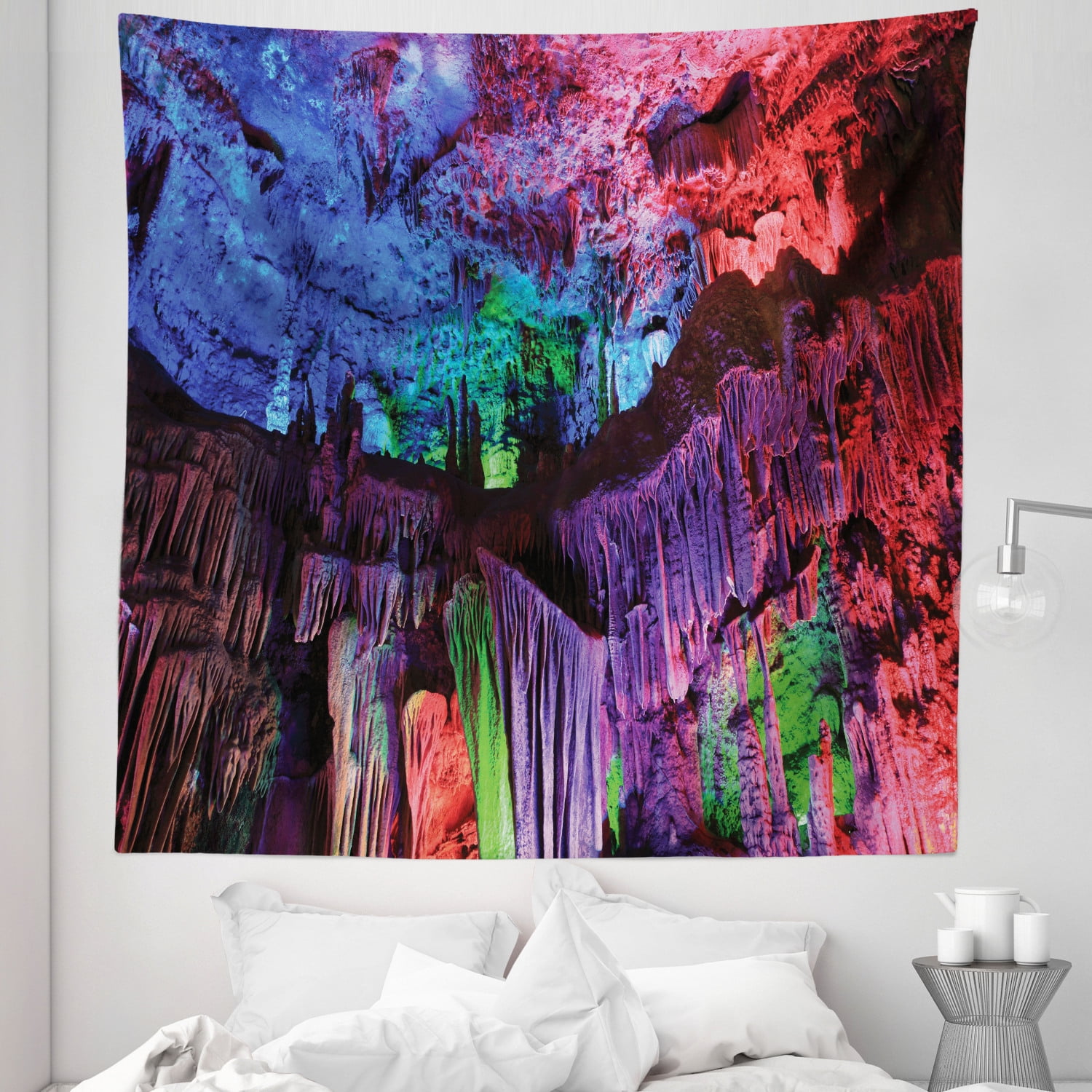 Colorful Tapestry, Rainbow Colored Rock Formation Theme Natural ...