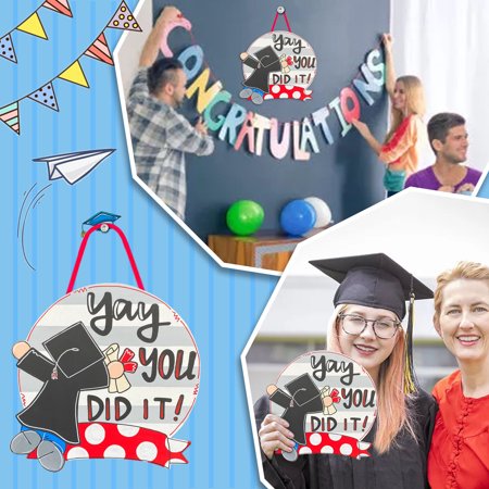 Graduation Gifts Welcome Sign For Front Door DIY Hand Painted Names ...