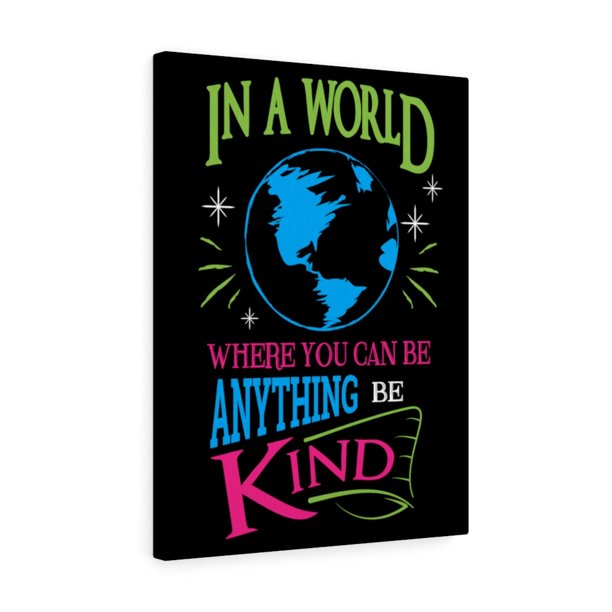 Inspirational Wall Art Be Kind Wall Art Motivational Motto Inspiring ...