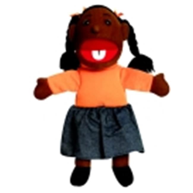Childrens Factory Dark Tone Skin Ethnic Girl Puppet - Walmart.com