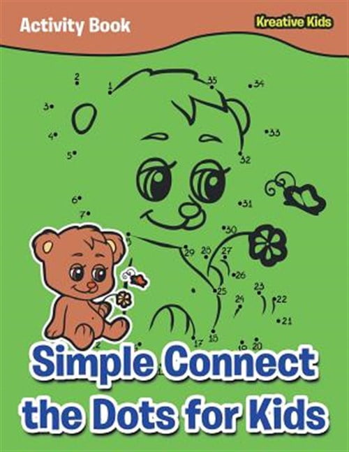 Pre-Owned Simple Connect the Dots for Kids Activity Book (Paperback ...