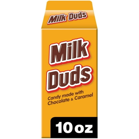 Milk Duds Candy, Caramel in Milk Chocolate, Snack Size Mini Boxes, Bulk ...
