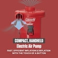 Coleman EasyFlate 4D Electric Air Pump, Battery Powered Portable ...
