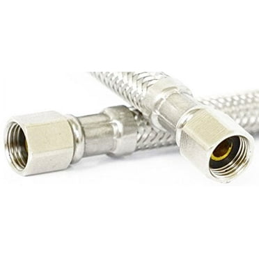 Fluidmaster 12IM72 Braided Stainless Steel Ice Maker Connector, 1/4 ...