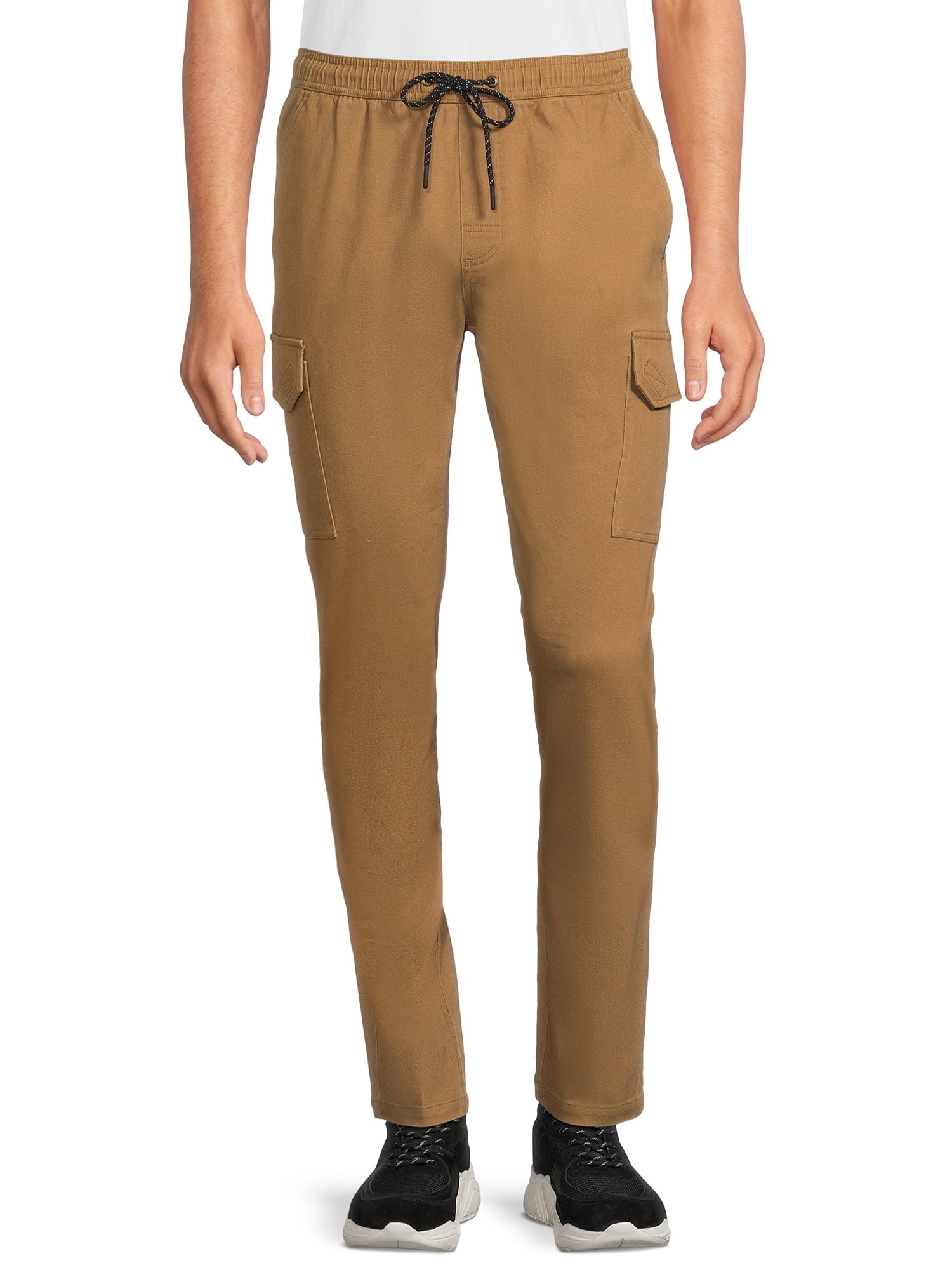 Tony Hawk Men's & Big Men's Stretch Twill Pull-On Cargo Pants, Sizes S ...