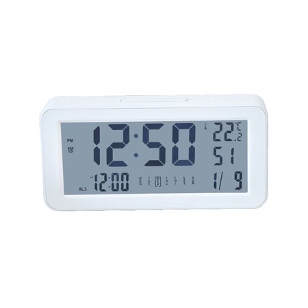 Decodeary Digital Clock Backlit Multifunctional Temperature Display ...