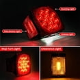 DAYBETTER 12V LED Trailer Lights Kit, Submersible Utility Trailer Tail ...