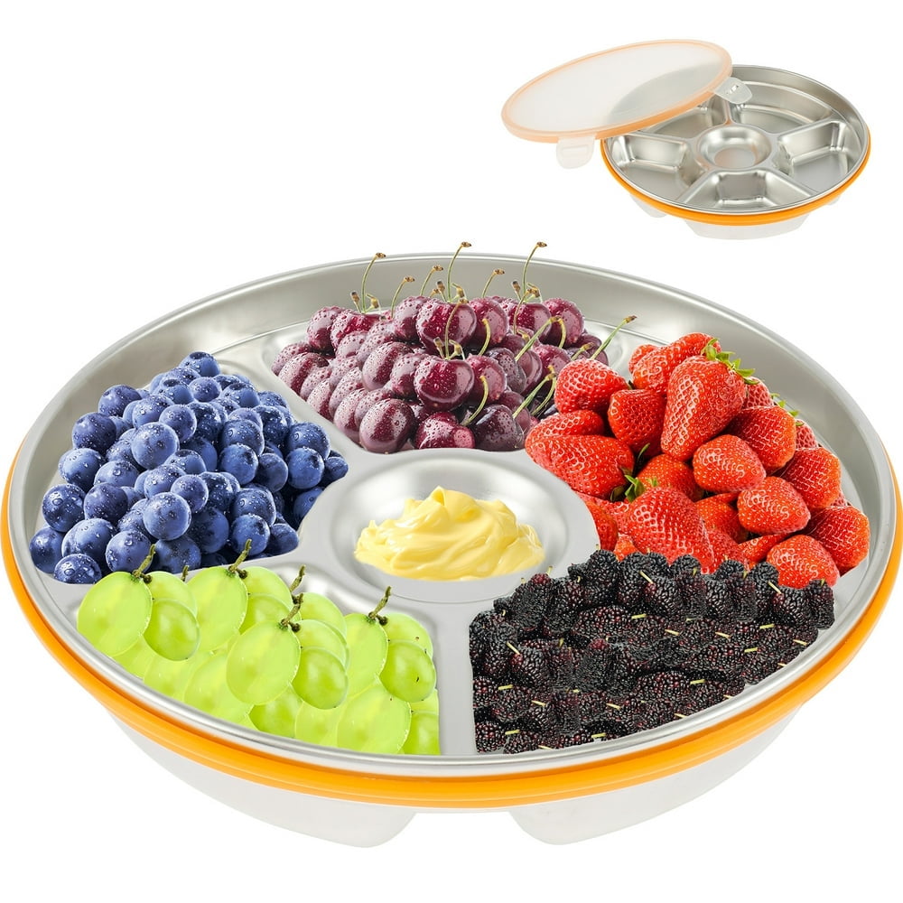 Click here for Generic Divided Serving Tray With Sealing Lid 6 Co... prices