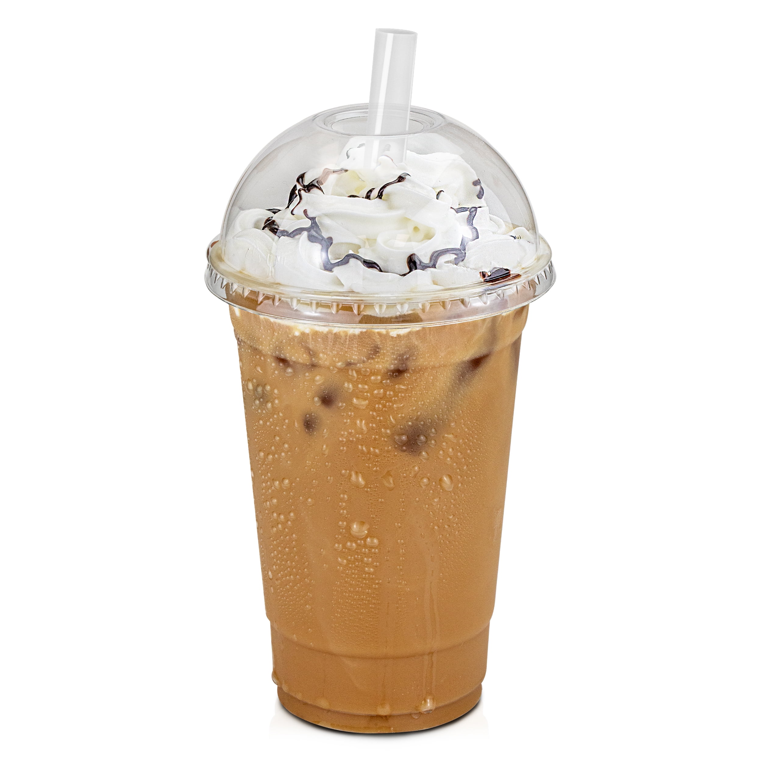 Business Industrie NEW PLASTIC SMOOTHIE CUPS DOMED LIDS 20OZ