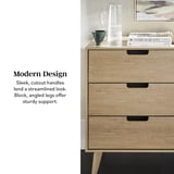 Walker Edison Modern 6-Drawer Dresser with Cut-Out Handles, Riviera ...