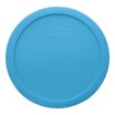 Pyrex 7402-PC 2-Pack Blue Round Plastic Replacement Lid Cover for 7-Cup ...