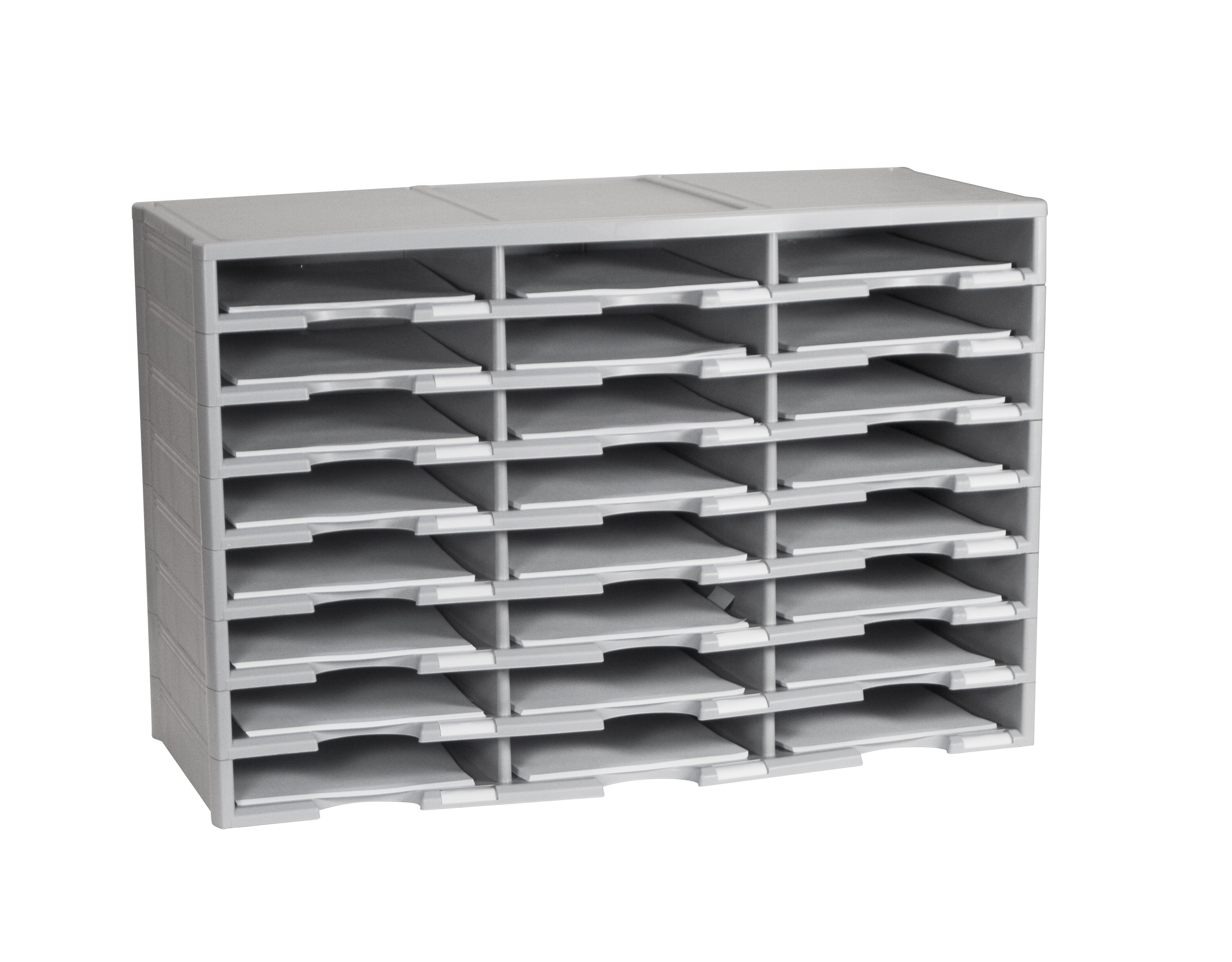 Storex, Stackable Literature Sorter, 1 Carton, Gray - Walmart.com