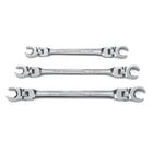 5 Piece Ratcheting Flex Flare Nut Wrench Set- SAE - Walmart.com