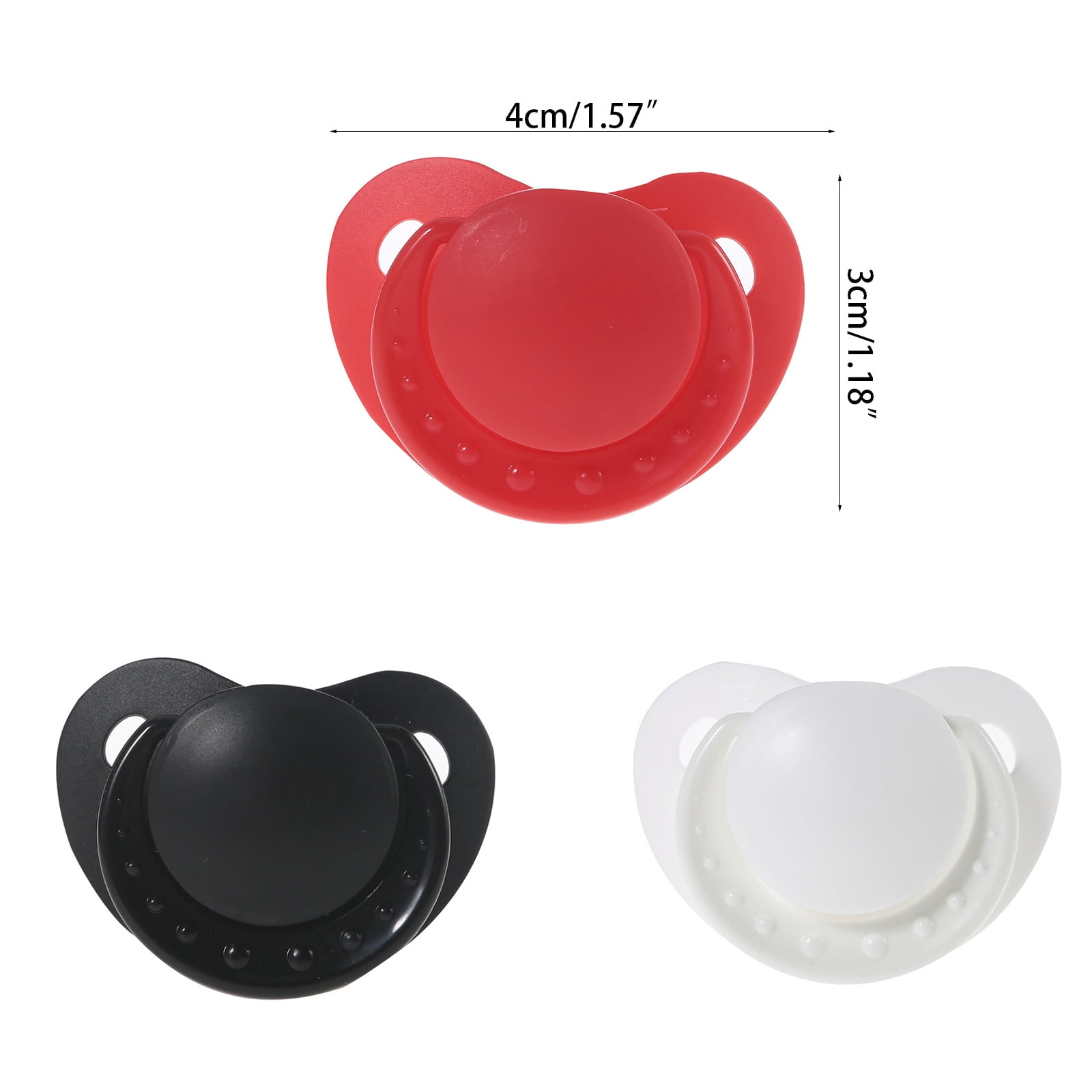 Buy Food Grade Silicone Adult Pacifier Dummy Big Size Nipple Wide-bore ...