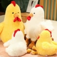 Chicmine Chicken Plush Toy Soft Cotton Fully Filled Lovely Simulation ...