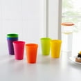 Triani Children's Colourful Cups - Set of 8, BPA Free, 8oz, Dishwasher ...