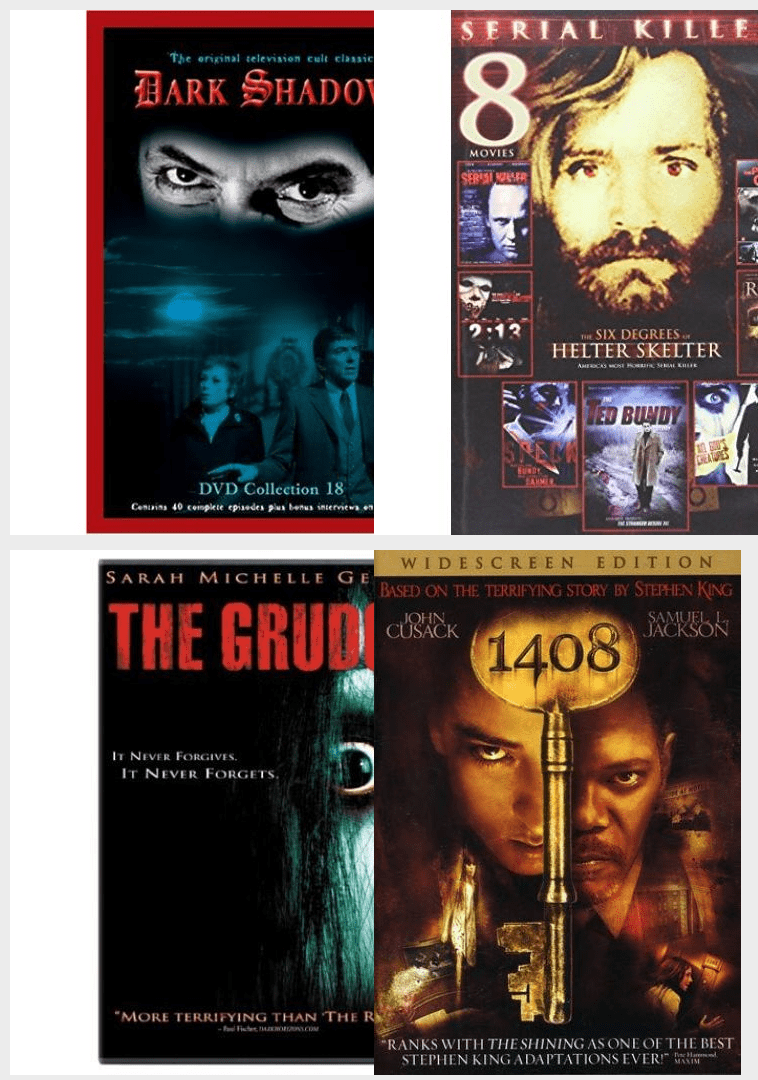 Horror 4 Pack DVD Bundle: Dark Shadows Collection 18, 8 Movies: Serial ...