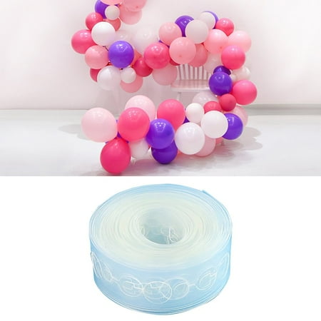 Creative Balloon Chain Connect Strip Transparent PVC Tape Arch Garland ...