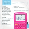 TOVO Scientific Graphing Calculator CS-229 Pink with 280+ Functions and ...
