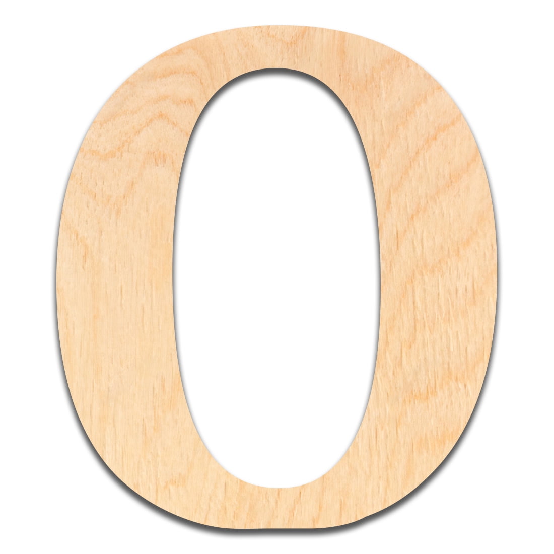 6 Inch Wooden Letter O Ready for Painting or Decorating - Walmart.com