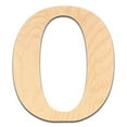 6 Inch Wooden Letter O Ready for Painting or Decorating - Walmart.com