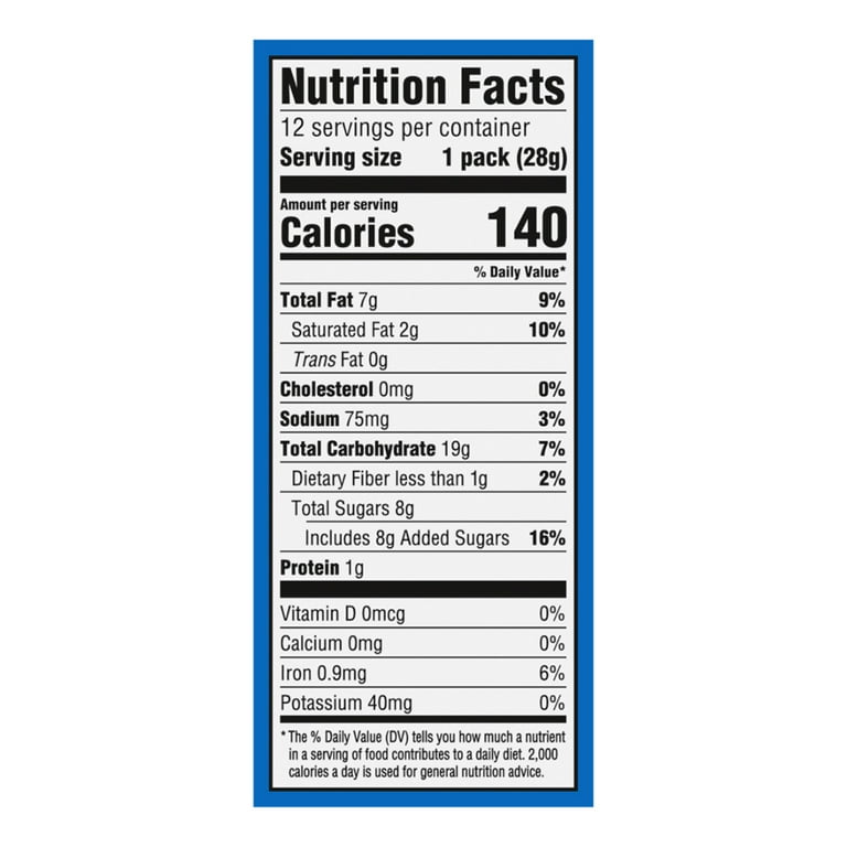 Chips Ahoy Nutrition Facts