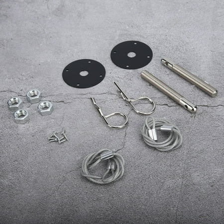 Qiilu Car Hood Lock, Universal Racing Sport Hair Pin Style Hood Pin ...