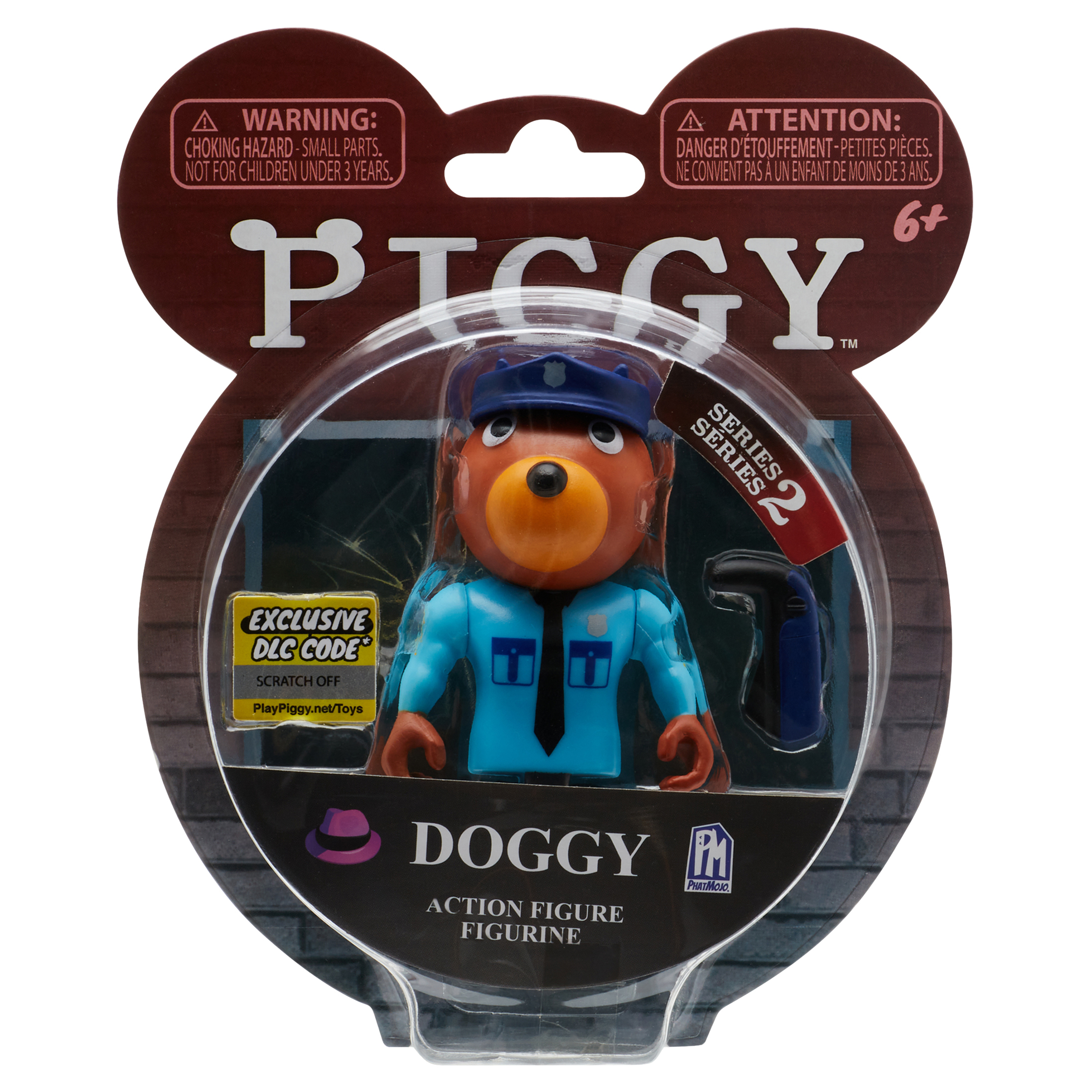 PIGGY - Doggy Action Figure (3.5 Buildable Toy, Series 2) [Includes DLC ...
