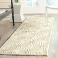 Safavieh Handmade Precious Pavica Modern Polyester Rug Mist Blue 5' x 5 ...