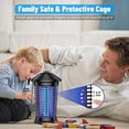 Necano Bug Zapper, Electric Mosquito Killer, Outdoor Indoor Fly Trap ...