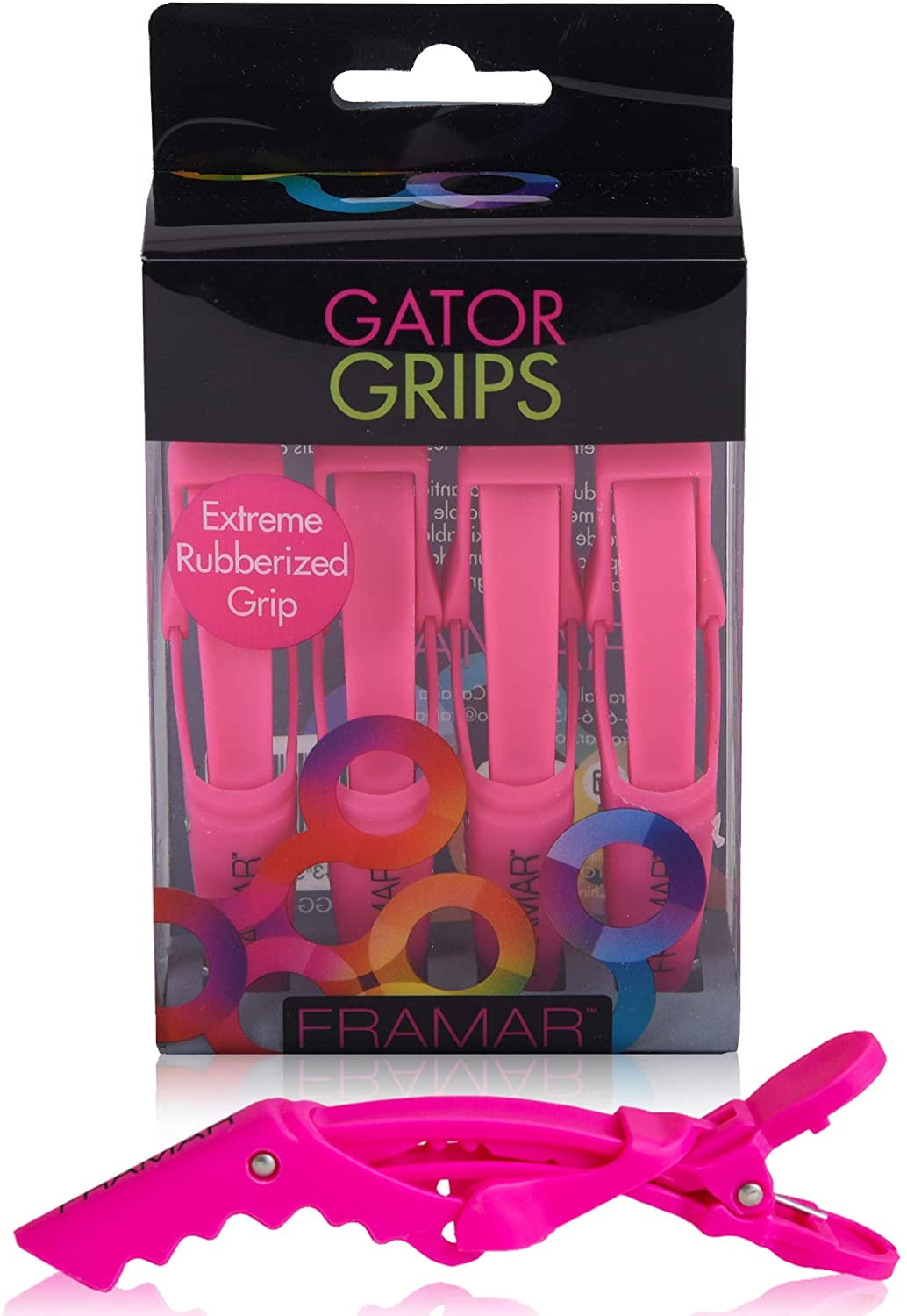 Framar Pink Gator Grip Hair Clip , Hair Clip For Women, Premium Hair ...