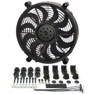 Derale 16217 17" High Output Radiator Fan - Walmart.com