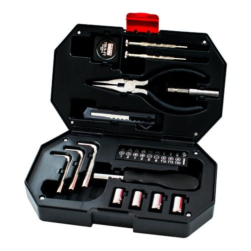 American Builder 26 Piece Home Owner's Portable Flashlight Tool Box Set ...