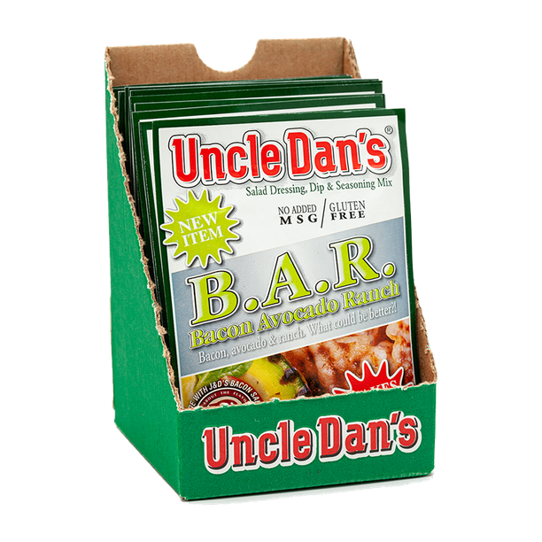Uncle Dan's Bacon Avocado Ranch Salad Dressing & Mix, 12 Count (Pack of ...