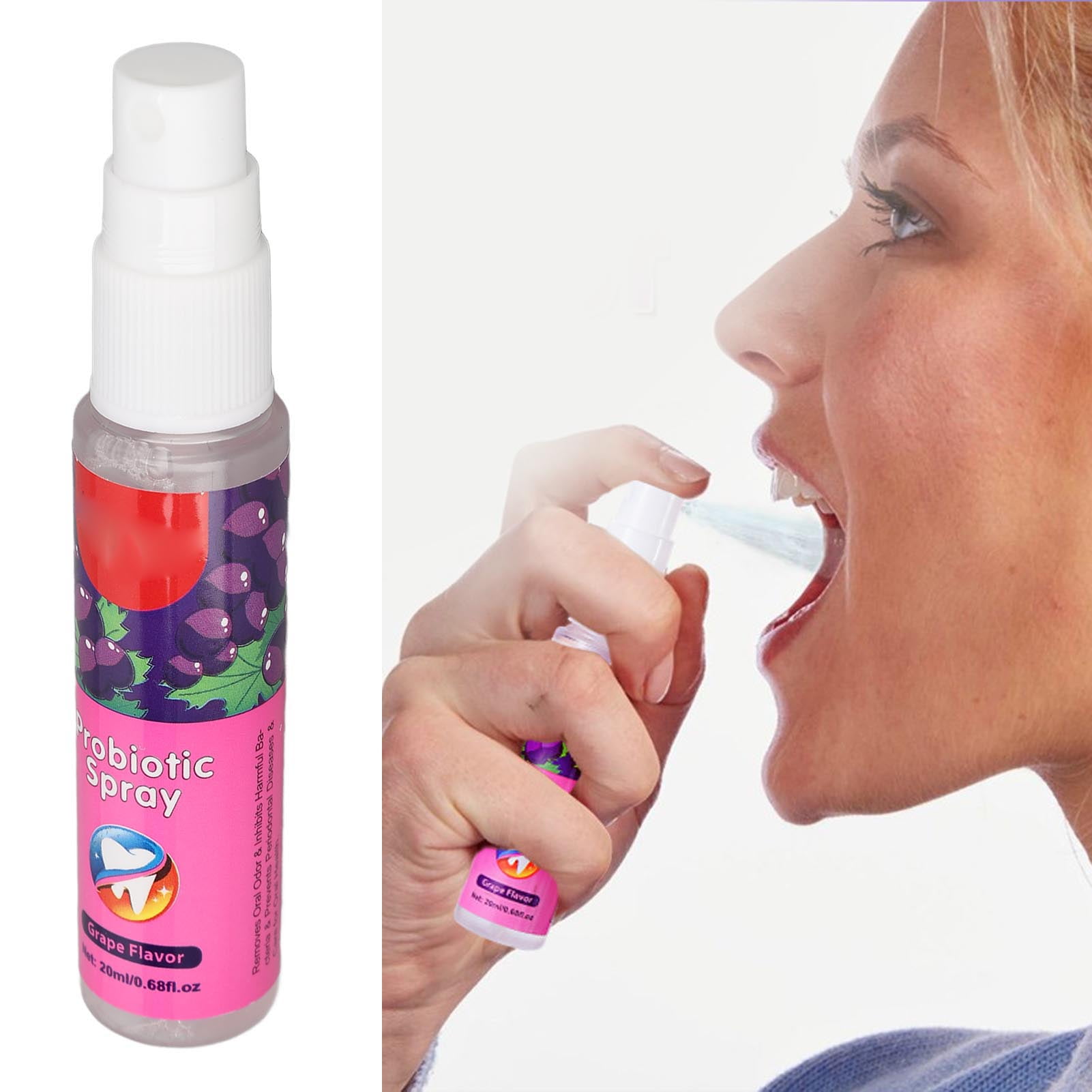 Spray bucal spray bucal seco de uva para adultos para salidas ANGGREK ...